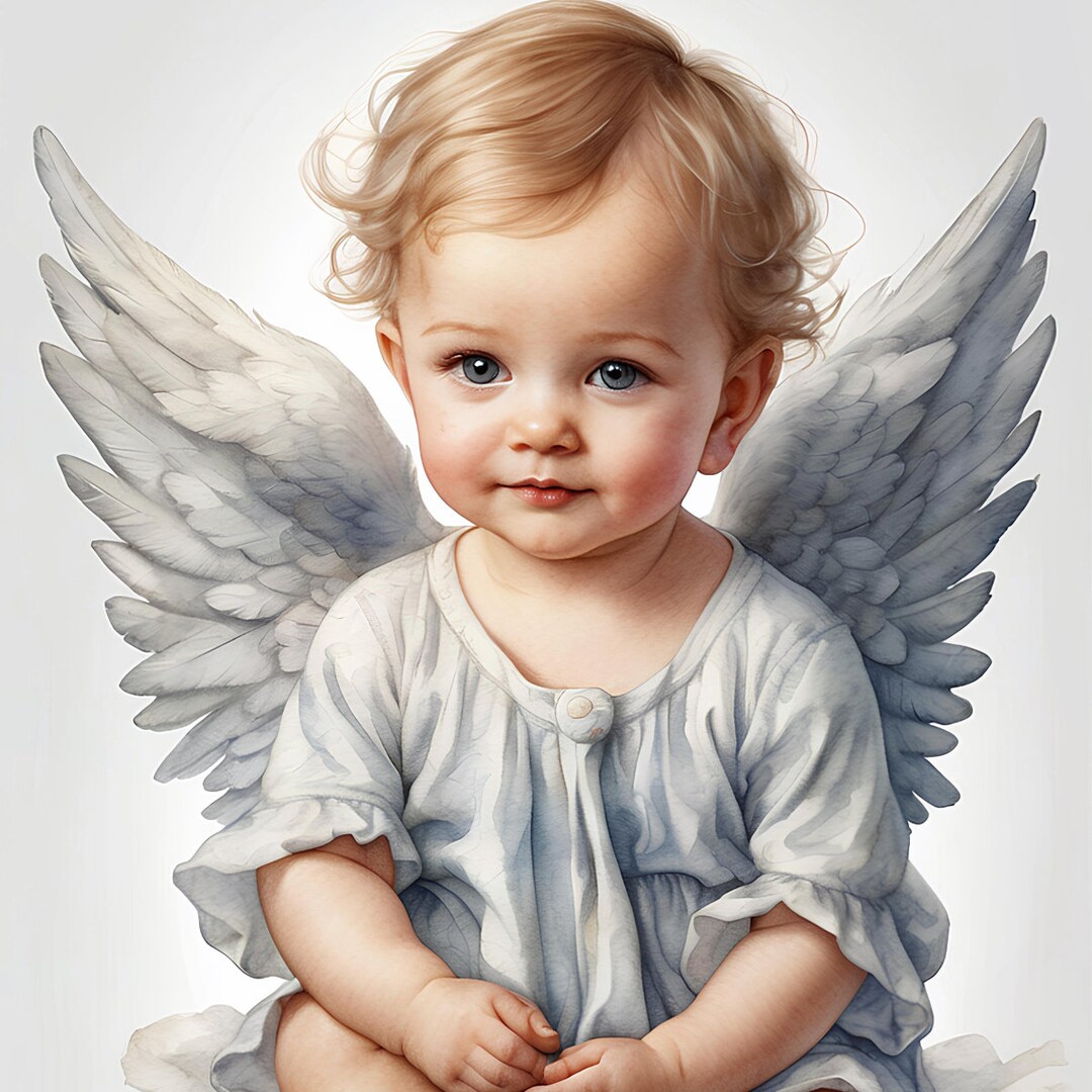 Angel Baby 100% Cotton Fabric Panel Square Small Sewing Quilting Block ...