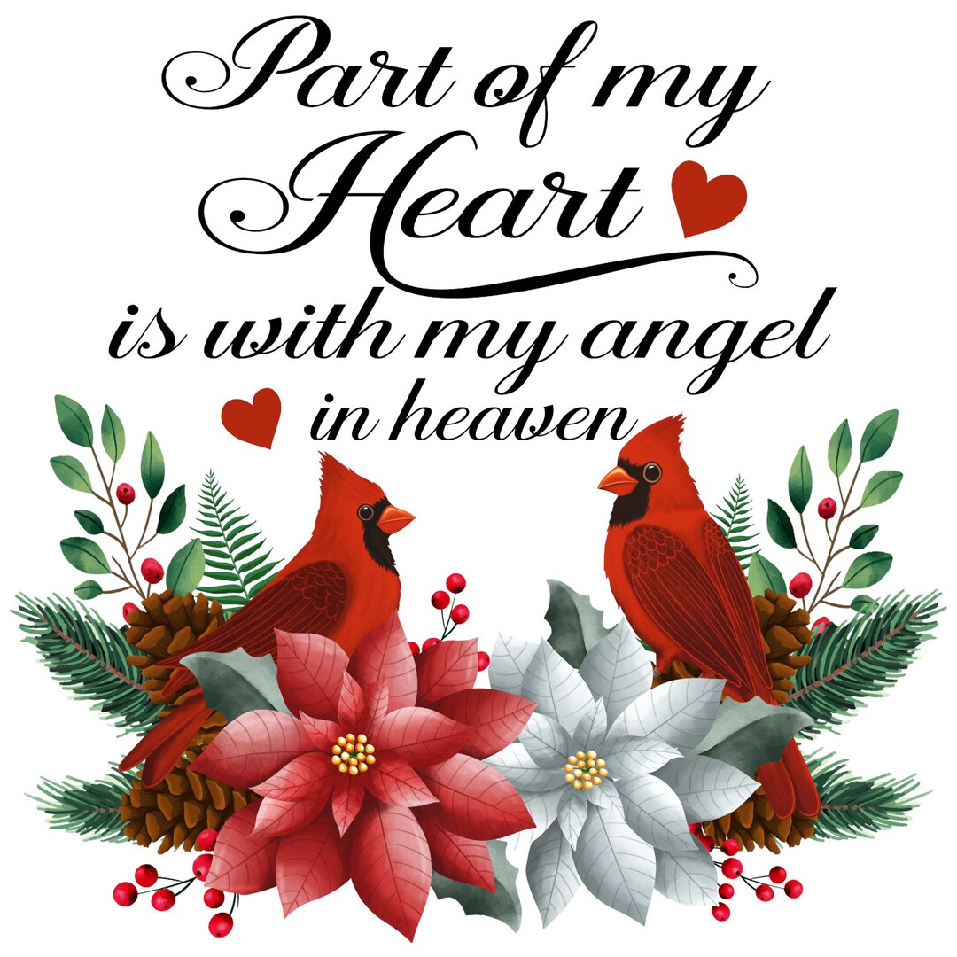 Cardinal in Memoriam Memory Heaven 100% Cotton Fabric Panel - Etsy