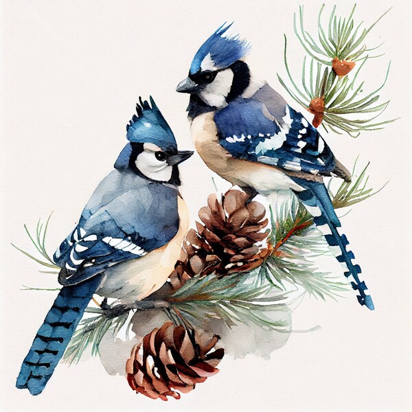Blue Jay Birds - Etsy
