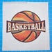 Basketball 100% Cotton Fabric Panel Block | Small Sewing Quilting ...