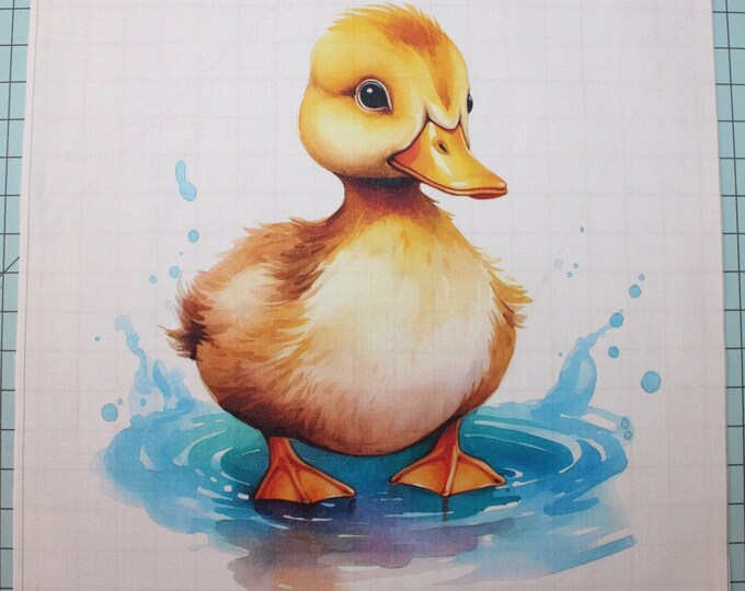 Duck Bill and Bob Best Buddies Blue Panel, Susybee Collection, Cotton ...