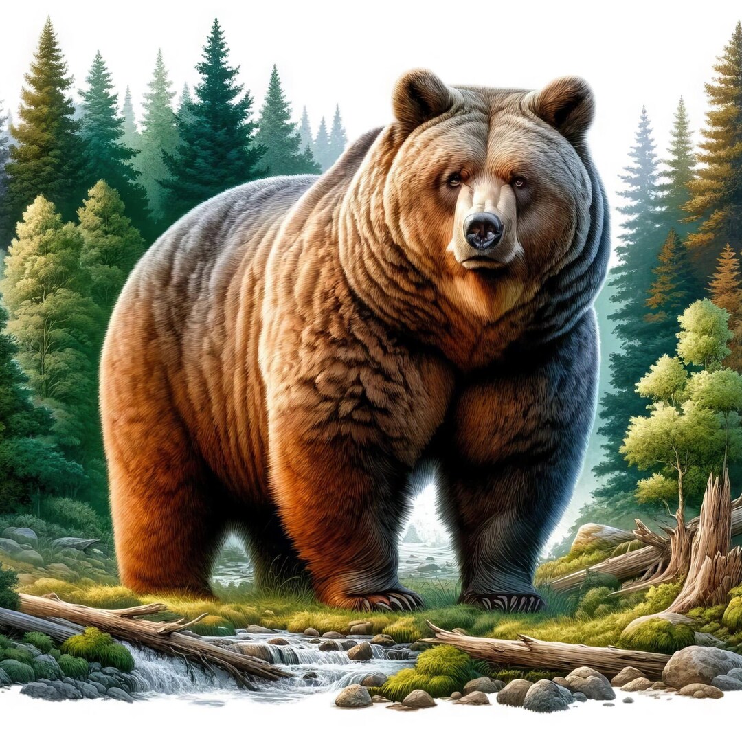 Brown Bear 100% Cotton Fabric Panel Square Small Sewing Quilting Block ...