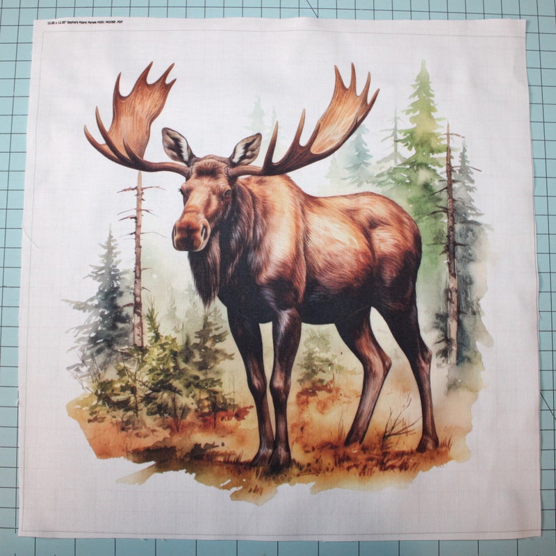 Moose Fabric - Etsy