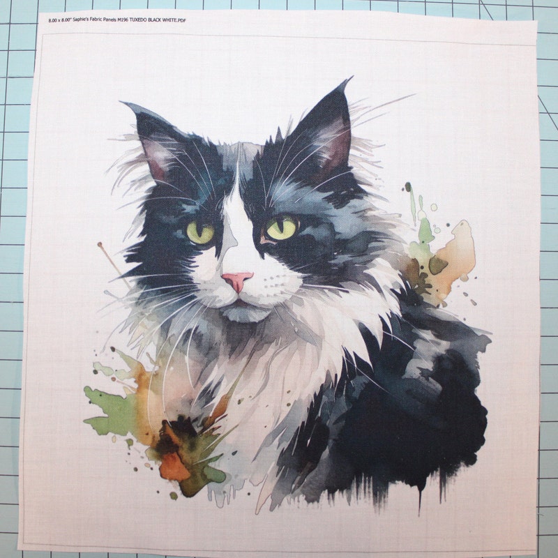 Cat Quilt Panel - Etsy