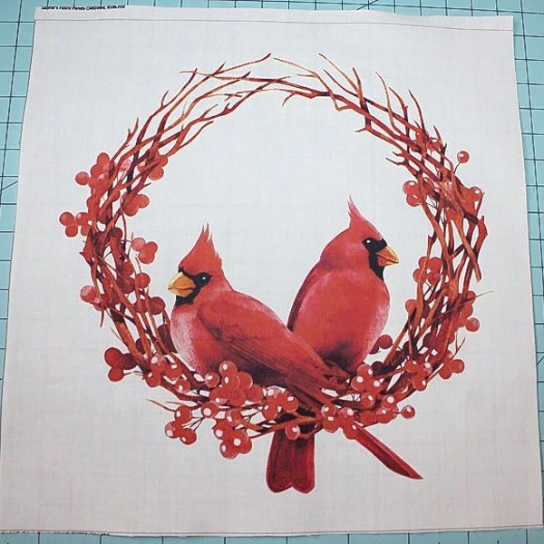 Cardinal Quilt Block - Etsy