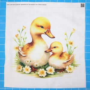 Duck Duckling 100% Cotton Fabric Panel Block Quilt Square M5776 - Etsy