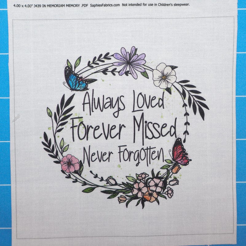 Memory Quilt Label - Etsy