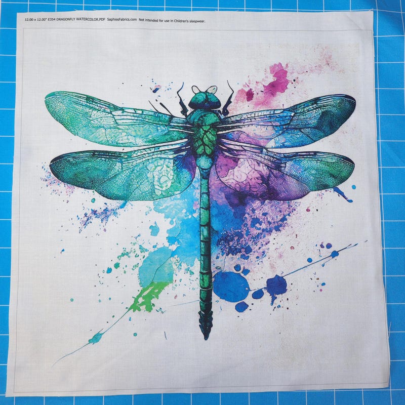 Dragonfly Fabric - Etsy