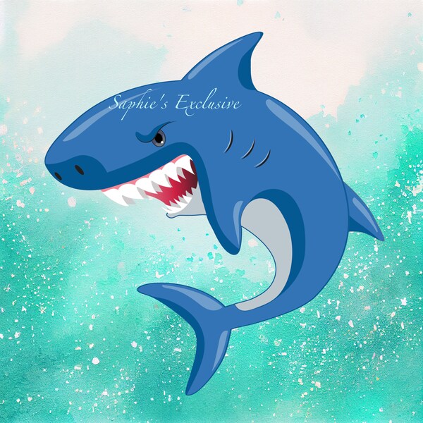 Shark Fabric Panel - Etsy