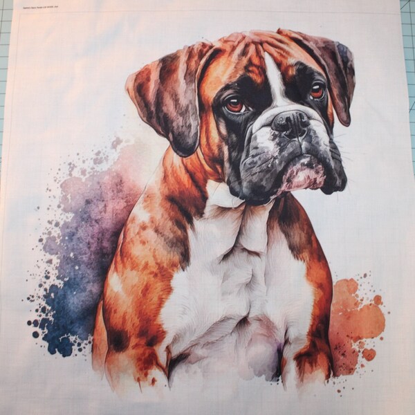 Boxer Dog Quilting Fabric - Etsy