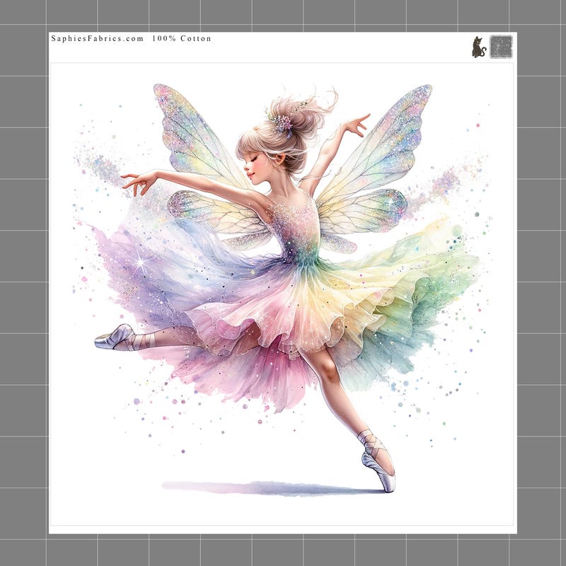 Fairy Quilt Square - Etsy