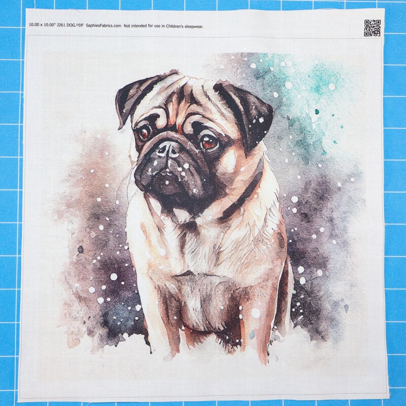 Pug Fabric - Etsy