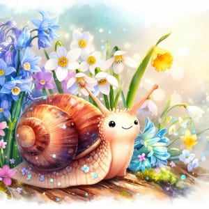 Snail 100% Cotton Fabric Panel Block | Small Quilting Sewing Square ...