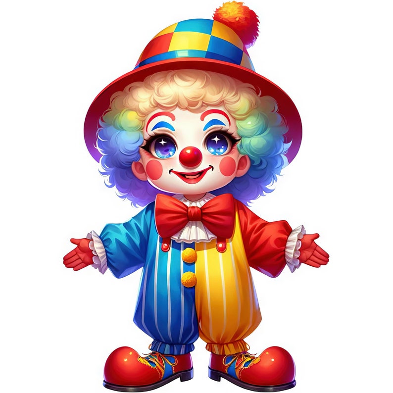 Clown 100% Cotton Fabric Panel Square Small Sewing Quilting Block - Etsy