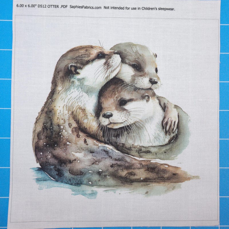 Otter Fabric - Etsy