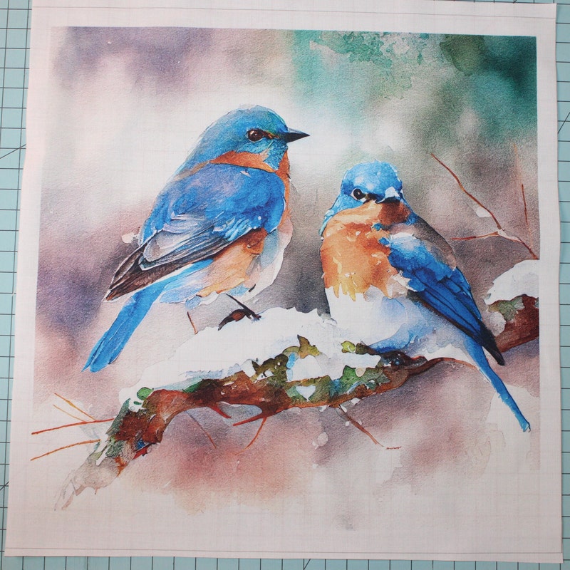 Bluebird Fabric - Etsy