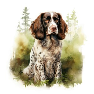 English Springer 100% Cotton Fabric Panel Block | Small Sewing Quilting ...