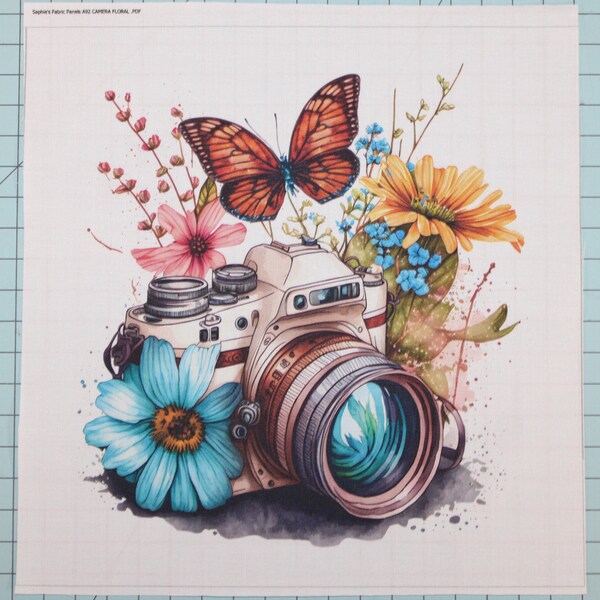 Camera Fabric - Etsy