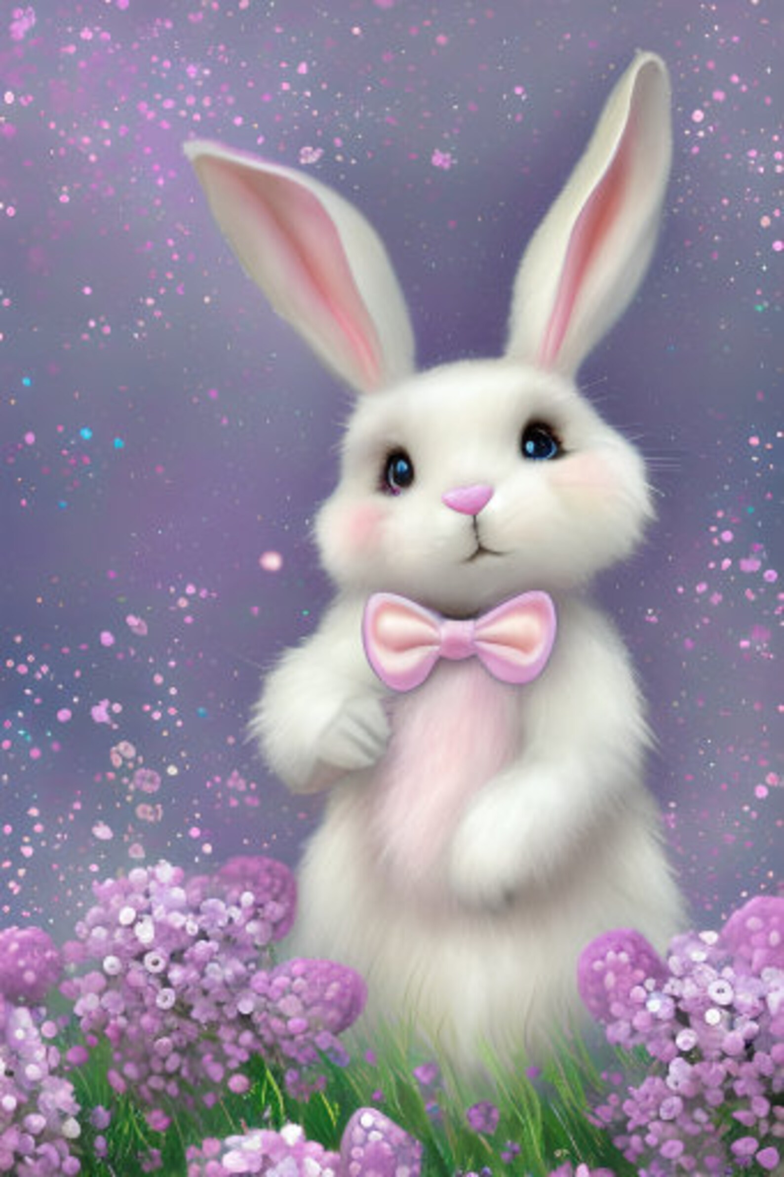 Bunny in a Bow Tie Rabbit 100% Cotton Small Fabric Panel - Etsy