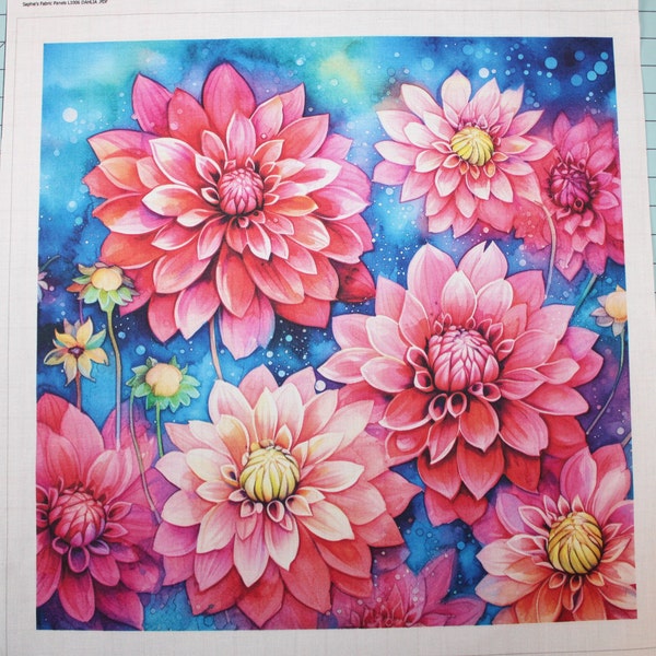 Dahlia Panel - Etsy