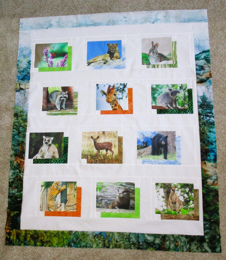 Koala Bear in Tree Australia Outback Girls Boys Wildlife Fabric Quilt ...
