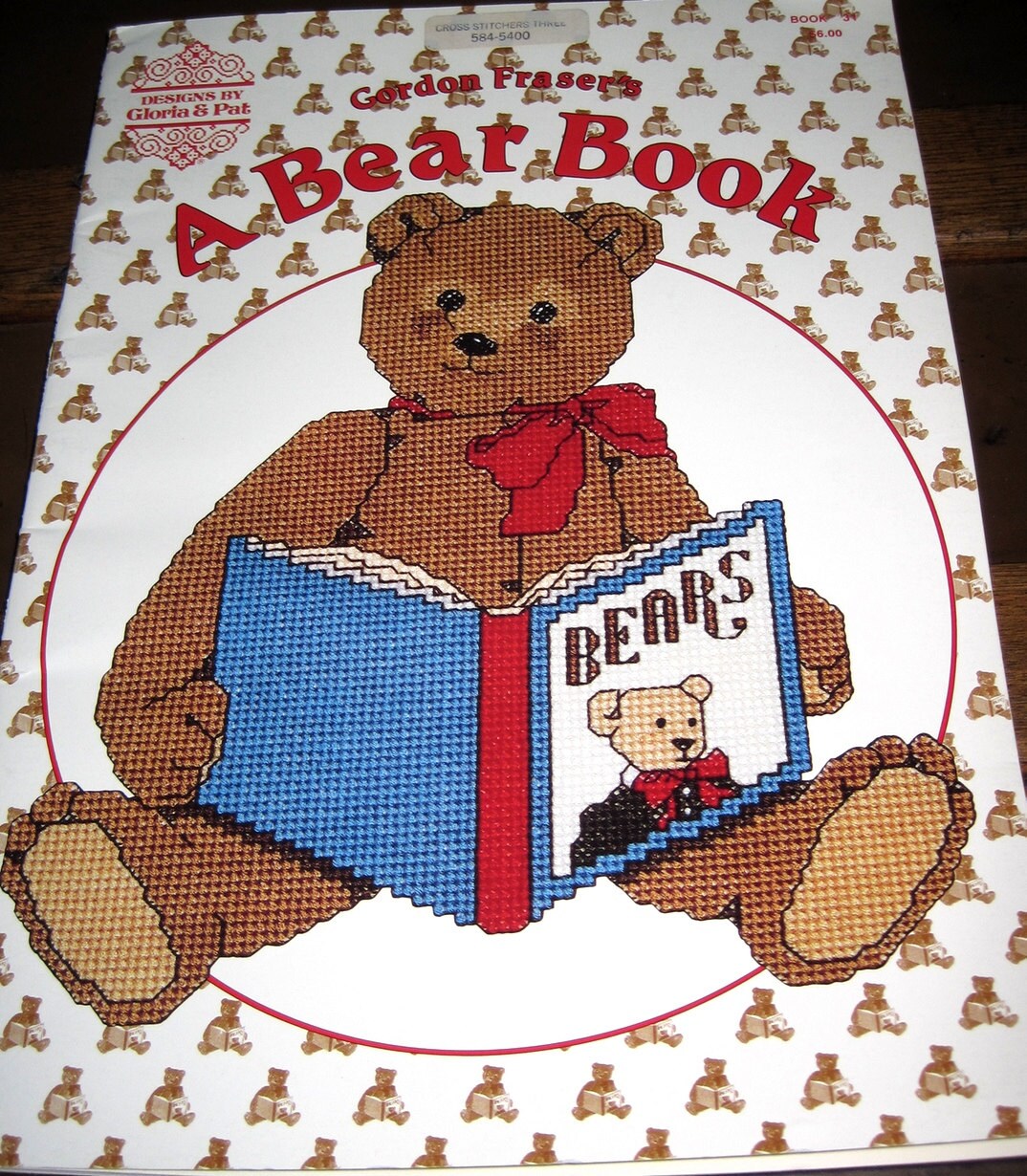 A BEAR BOOK Gordon Fraser Cross Stitch Patterns boys Teddy Bears ...