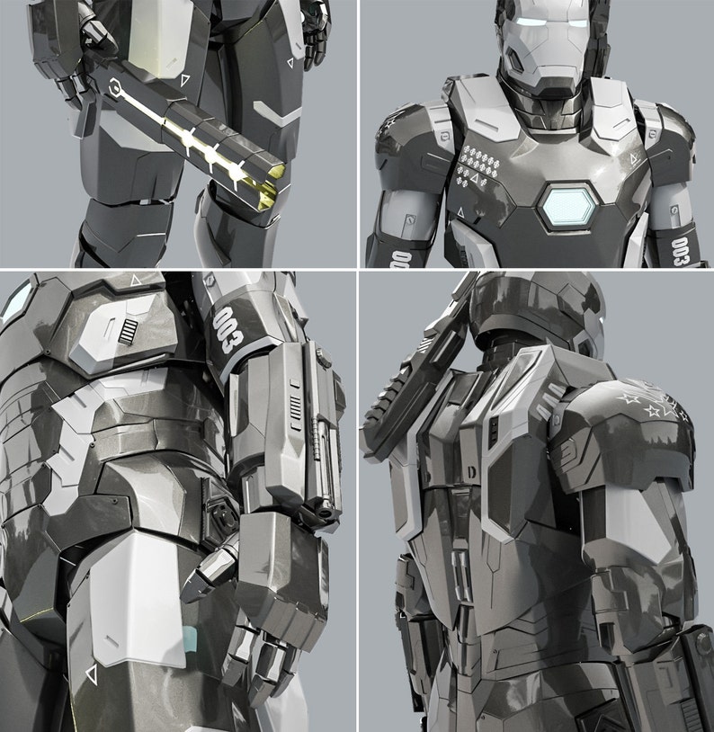 War Machine III Wearable Suit Ready for 3d-printing DIY | Etsy