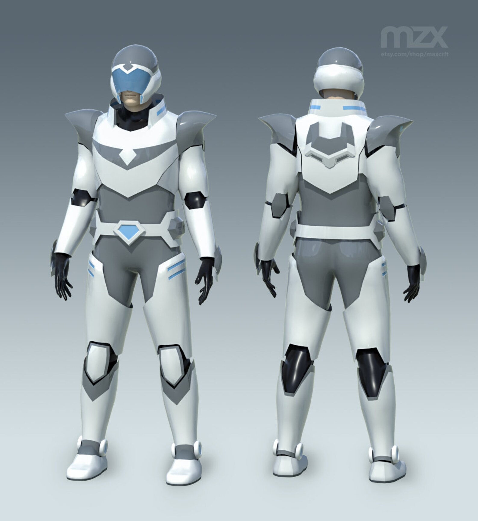 Voltron Paladin Suit Pepakura Pattern DIY | Etsy