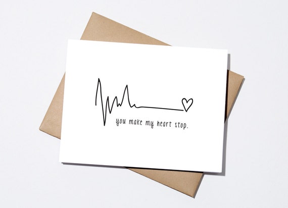 You Make My Heart Stop | Etsy