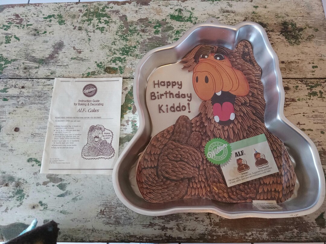 Vintage 1988 ALF Wilton Cake Pan Unused With Instruction Guide - Etsy