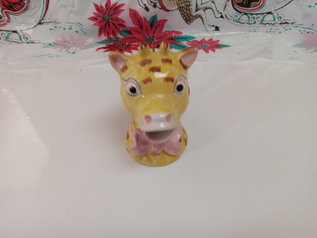 Vintage Giraffe Hand Painted Creamer Kitsch - Etsy