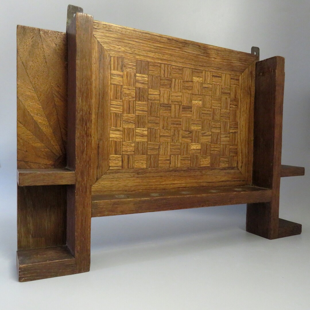 Art Deco Modern Wooden Pipe Rack in European Design Wood Inlay Wall ...