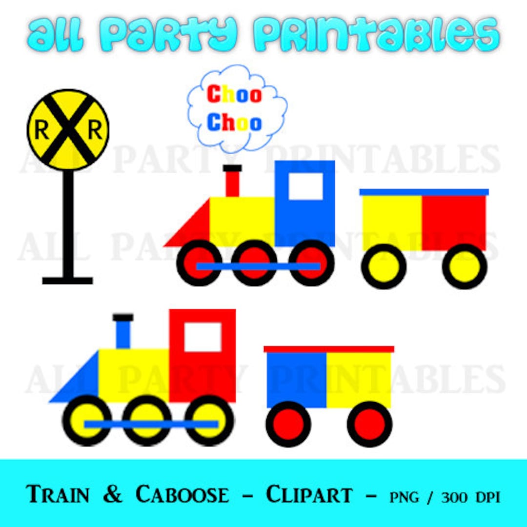Train Clipart, Train Clip Art, Train Graphics, Railroad Clipart, Choo ...