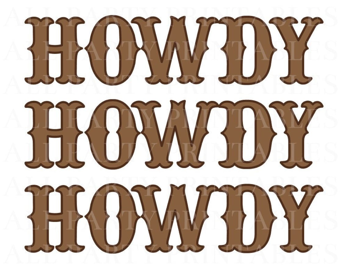 Cowboy Howdy Clipart Cowboy Png Cowboy Party Howdy Howdy Howdy Png ...