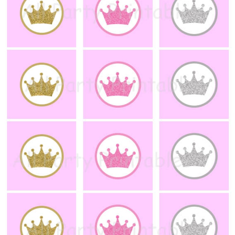 Crown Cupcake Topper - Etsy