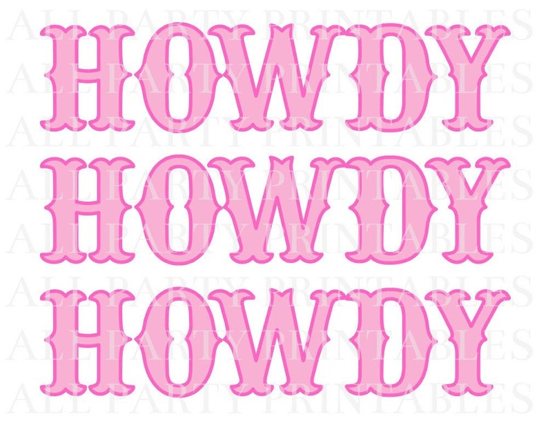 Cowgirl Howdy Clipart Cowgirl Png Cowgirl Party Howdy Howdy Howdy Png ...
