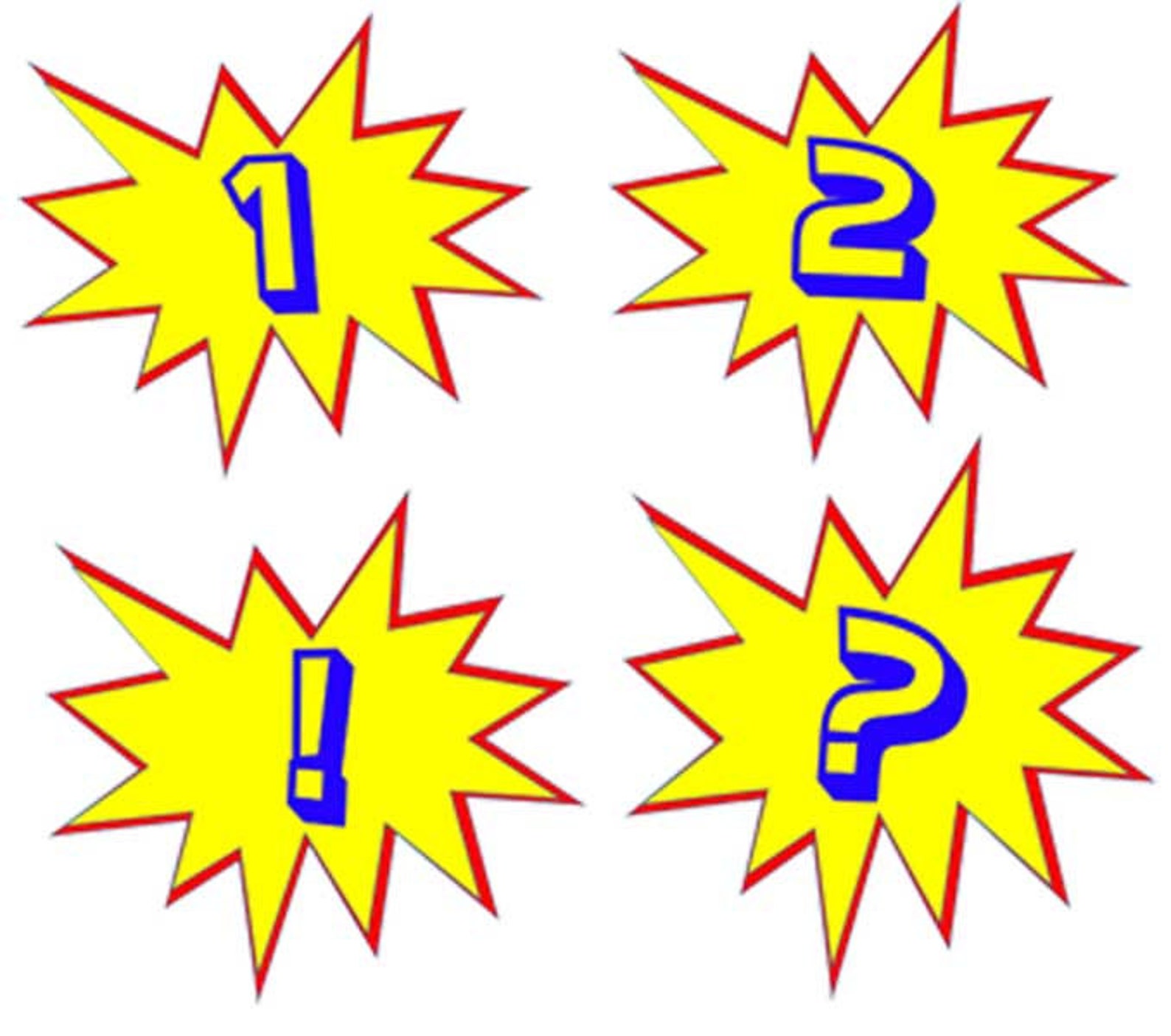 Superhero Clipart Superhero Numbers - Etsy