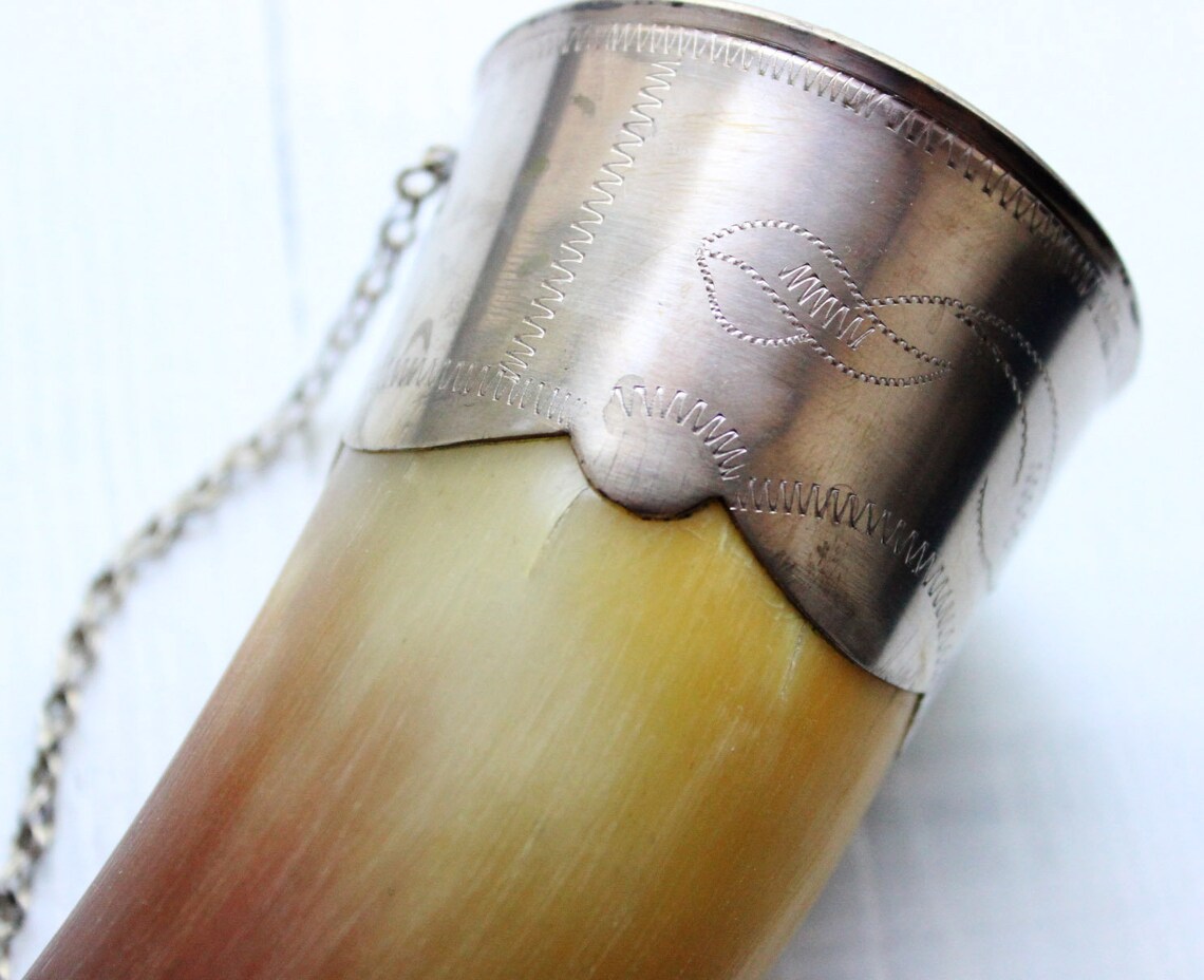 Renaissance Viking Carved horn wedding gift groomsmen gift | Etsy