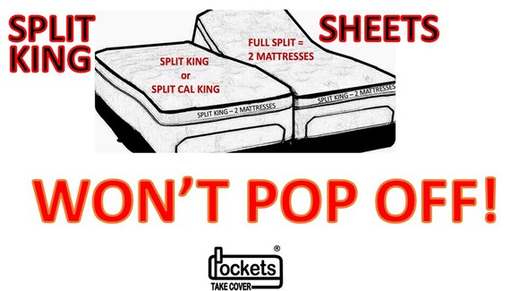 Split california king sheets store