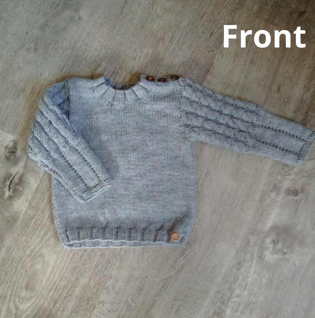 Hand Made. Hand Knitted. Unisex,baby/toddler, Sweater. - Etsy