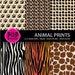 Animal Print Digital Paper Digital Paper With Animal Prints Animal ...