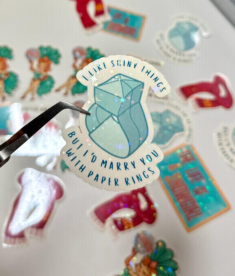 Life of a Showgirl 5 Sticker Bundle | Pop Star Era–inspired Vinyl ...