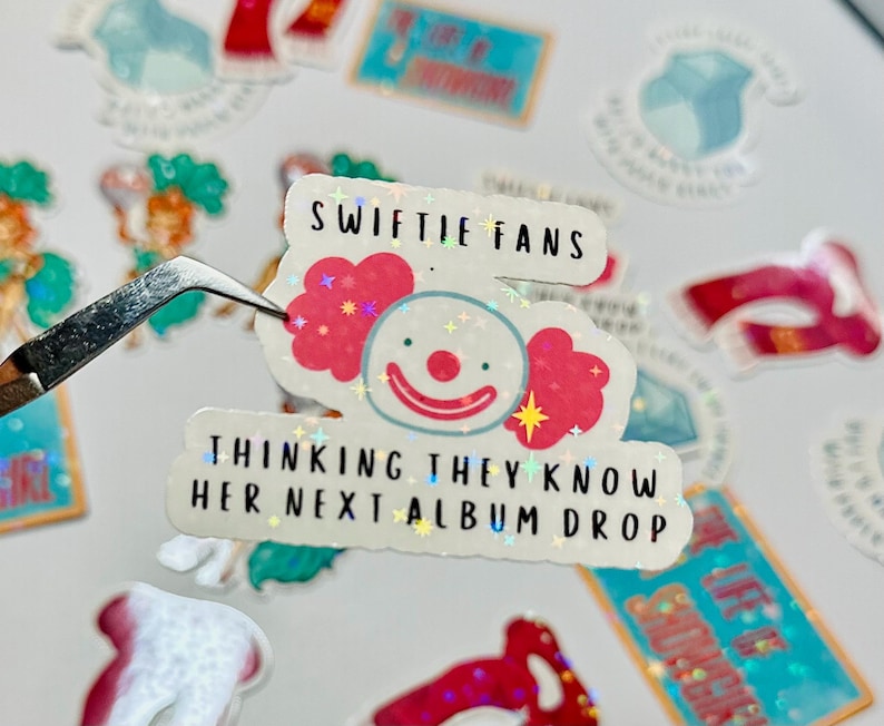 Life of a Showgirl 5 Sticker Bundle | Pop Star Era–inspired Vinyl ...