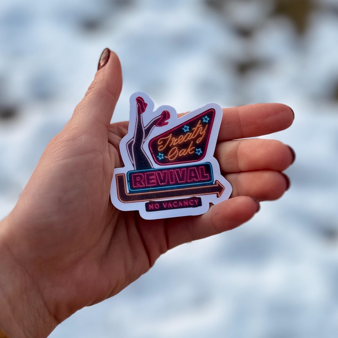 Treaty Oak Revival Band Sticker, Country Music, Waterproof Sticker ...