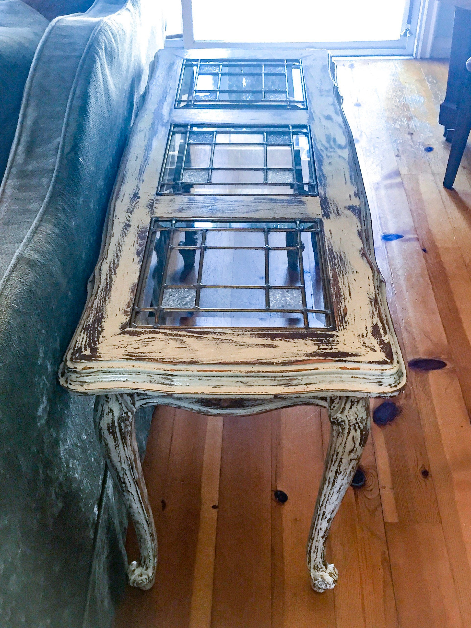 Large, Sofa Table, French, Antique, Foyer Table, French Country ...