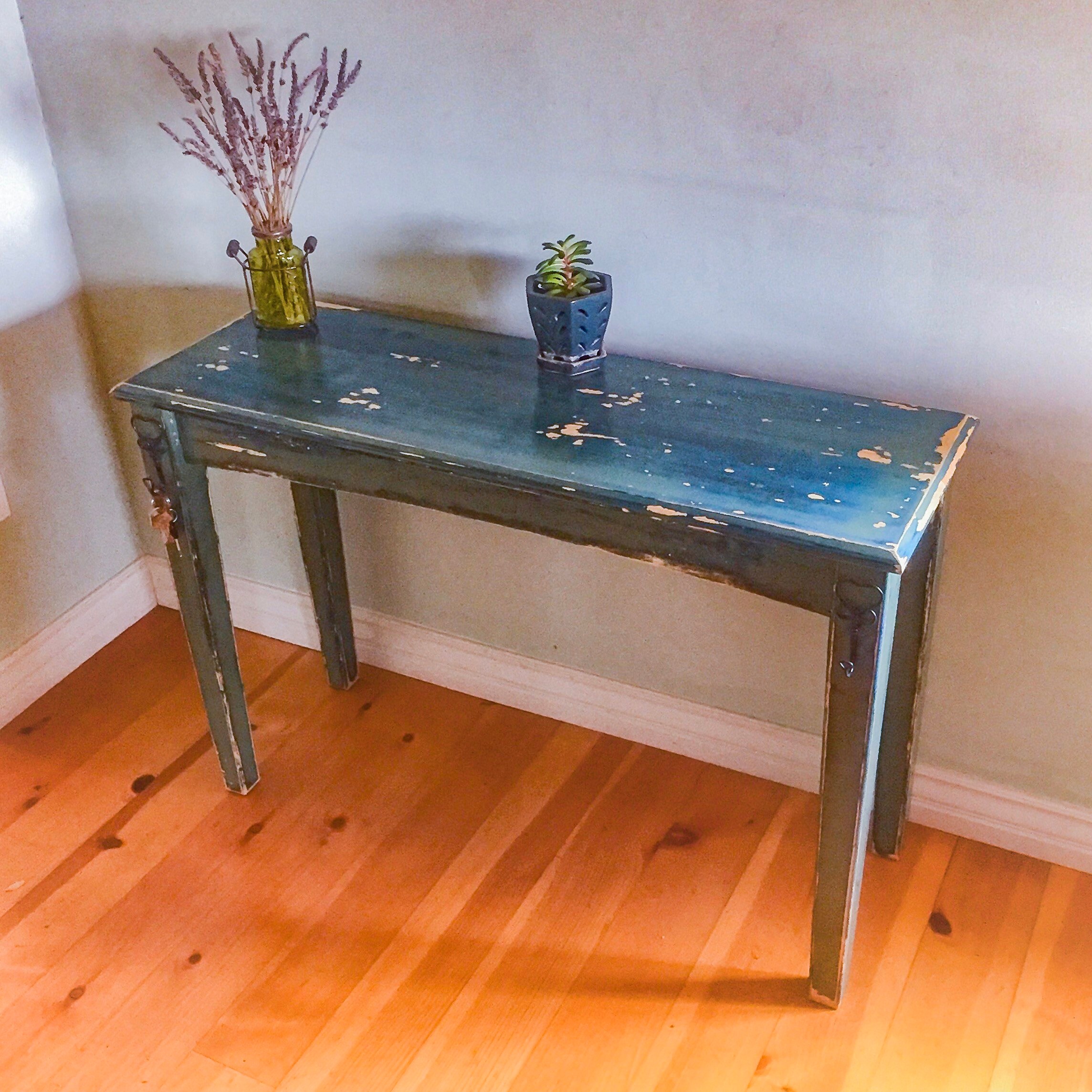 Shabby Chic, Entryway Table, Solid Pine, Table, Sofa Table, Accent ...
