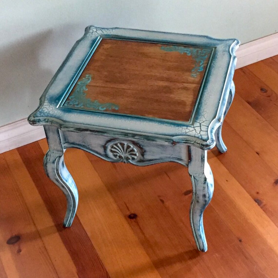 French Country Side Table White End Table Small Table | Etsy