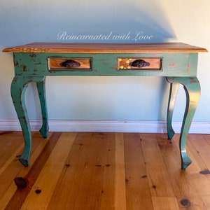 Writing Desk ~ With Burnt Wood Honeycomb & Tiny Bee Accents, French ...