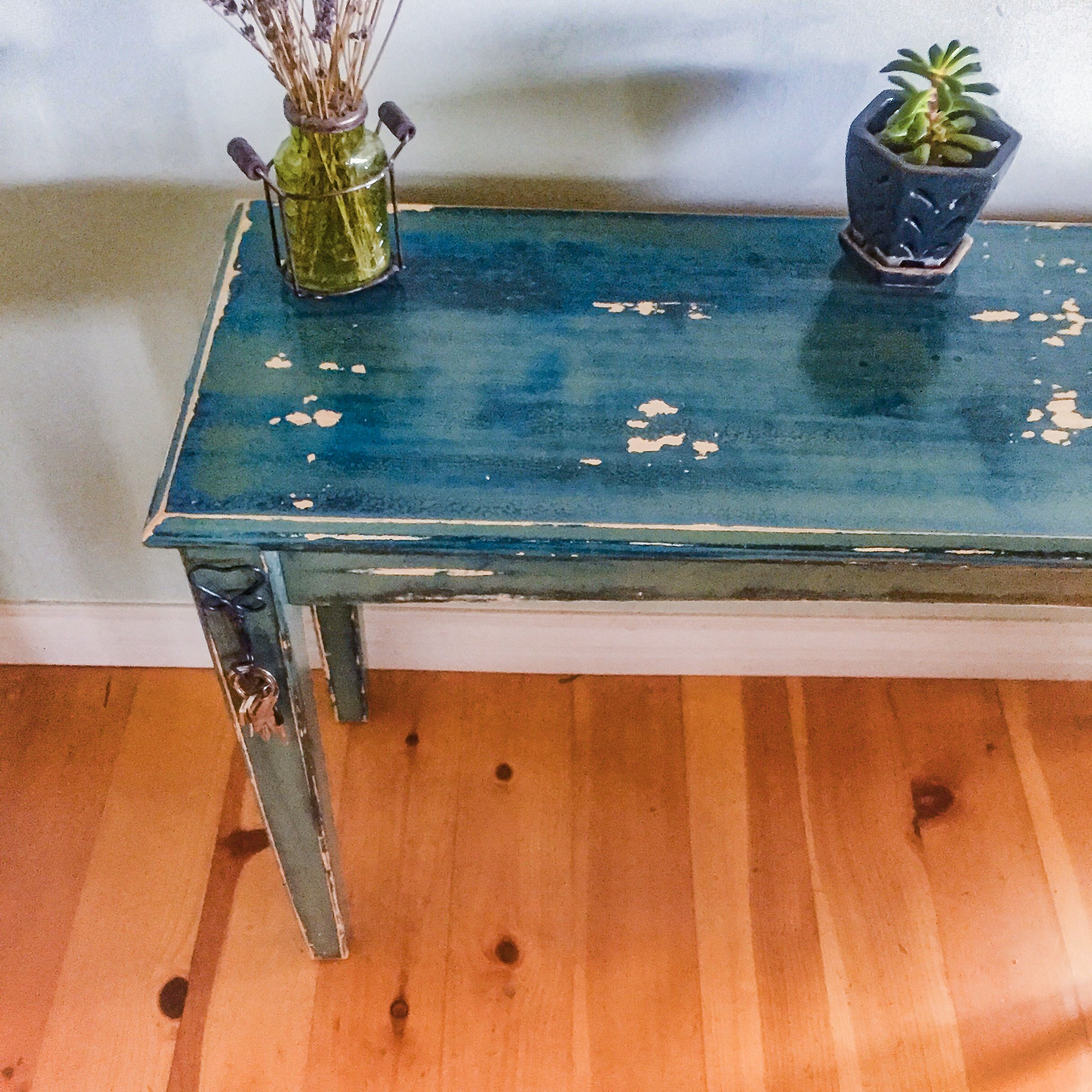 Shabby Chic, Entryway Table, Solid Pine, Table, Sofa Table, Accent ...