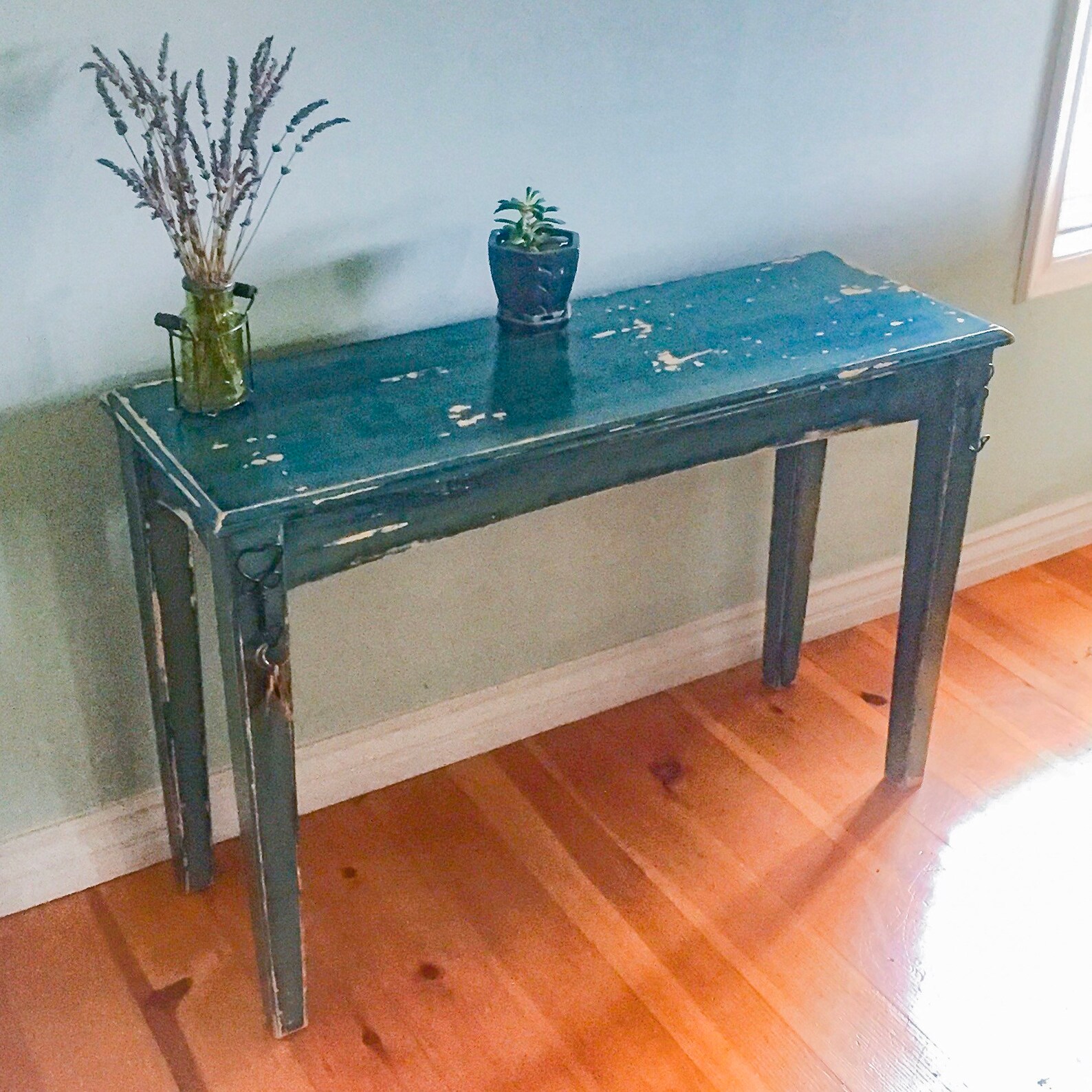 Shabby Chic, Entryway Table, Solid Pine, Table, Sofa Table, Accent ...